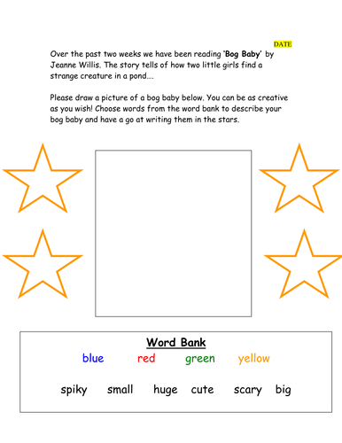 Reception Literacy Unit using 'Bog Baby' by avm103 - UK Teaching ...