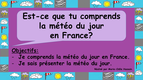La météo en France. | Teaching Resources
