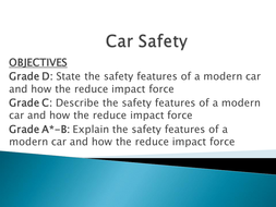 GCSE Car Safety ICT/Resource Task | Teaching Resources