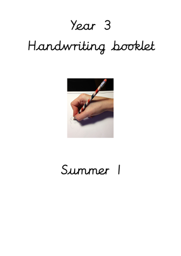 Year 3 Handwriting and Spelling booklet by beckieb1984 - Teaching ...