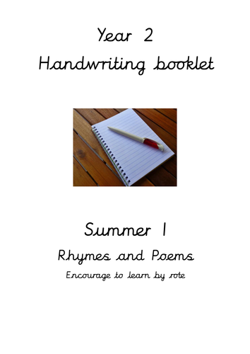 Year 2 Handwriting and Spelling booklet | Teaching Resources