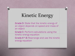 GCSE Kinetic Energy | Teaching Resources