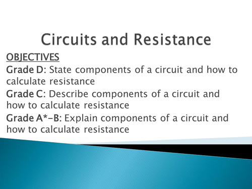 GCSE Circuits and Resistance | Teaching Resources