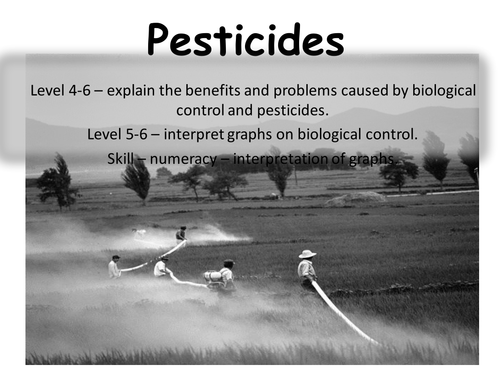KS3 Pesticides and Biological Control | Teaching Resources