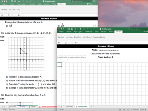 Mathematics Test Maker | Teaching Resources
