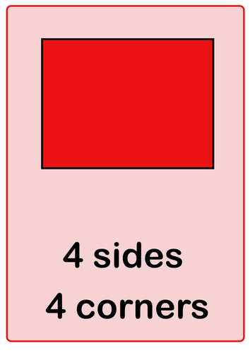 2D shapes cards and matching game | Teaching Resources