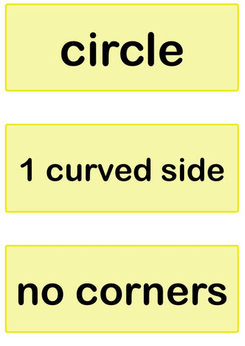 2D shapes cards and matching game | Teaching Resources