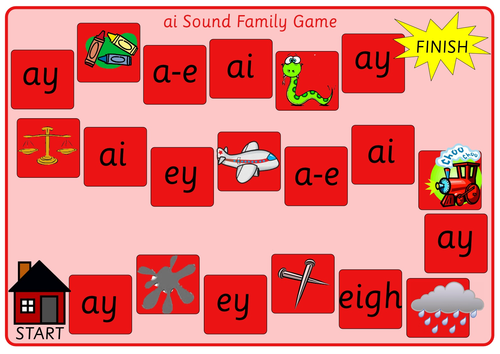 Sound family boards games | Teaching Resources