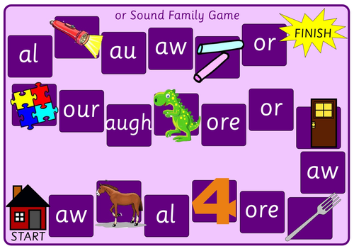 Sound family boards games | Teaching Resources