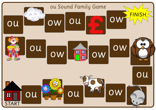 Sound family boards games | Teaching Resources