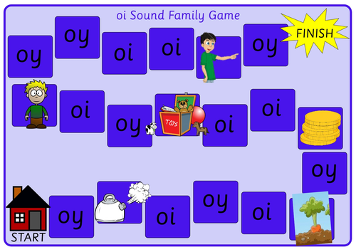 Sound family boards games | Teaching Resources