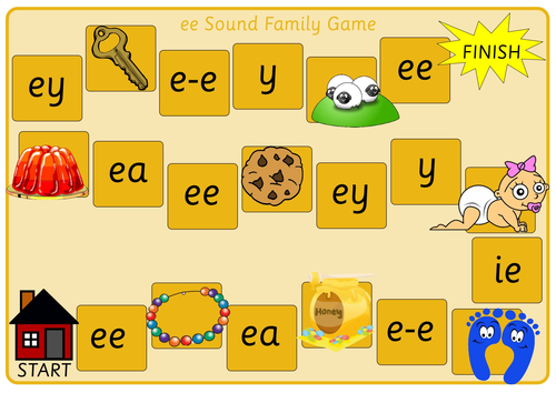 Sound family boards games | Teaching Resources