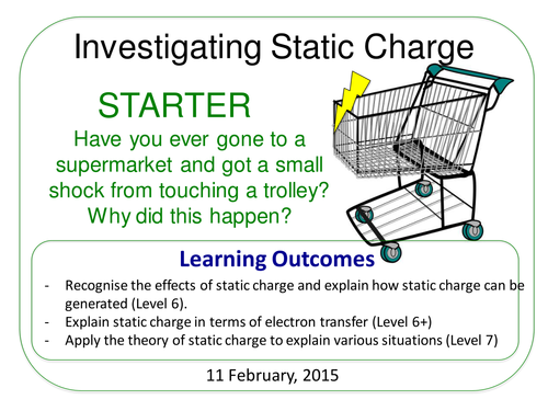 Year 7: Static Charge & Electricity (Magnetism & Electricity 7.5 ...