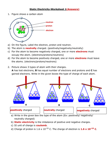 Static Electricity | Teaching Resources
