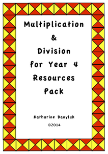 Multiplication Division and Tables Resource Pack for Year 4 by ...