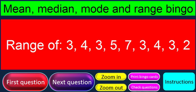 Averages bingo | Teaching Resources