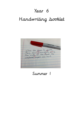 Year 6 Handwriting and spelling booklet | Teaching Resources