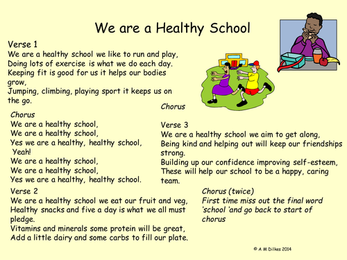 We are a Healthy School | Teaching Resources