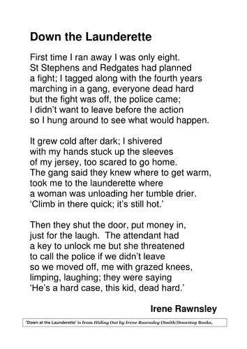 Creative Writing 2:poetry stimulus; recreative. | Teaching Resources