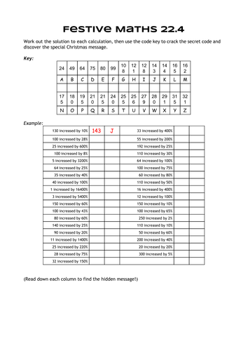 Festive Maths Pack 22 | Teaching Resources