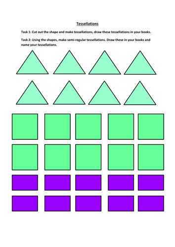 Tessellations | Teaching Resources