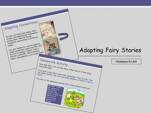 Adapting Fairy Stories (Years 9 and 10) | Teaching Resources