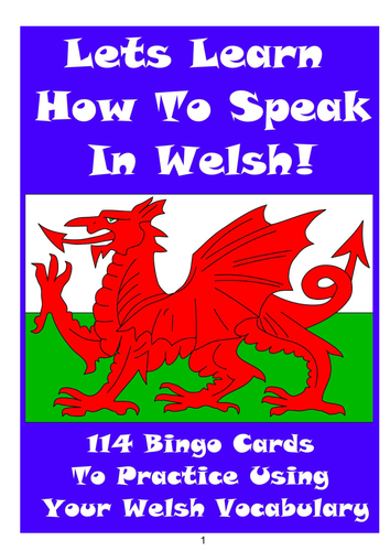 114 Welsh Bingo Game Cards + 31 Fun Teaching Activities For These Cards ...