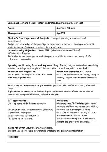 History Detectives - finding out about people from the clues they left ...