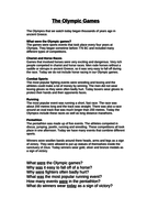 KS2 Ancient Greek Olympics - lesson, resources and extension ideas for ...