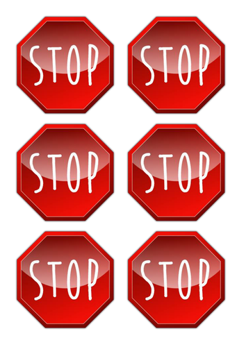 Warning Stop/Go cards - behaviour management | Teaching Resources
