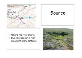 River Landform Features Card Sort (inc OS maps) | Teaching Resources