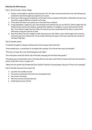 The Book Thief SoW (Year 8 HA) | Teaching Resources