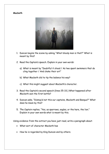 Macbeth/Julius Caesar | Teaching Resources
