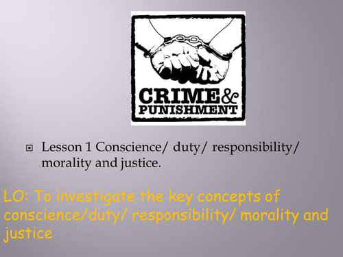 Crime and Punishment | Teaching Resources