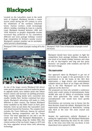 Lesson 3 and 4- Butler model and Blackpool | Teaching Resources