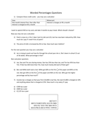 Worded percentage questions - problem solving | Teaching Resources