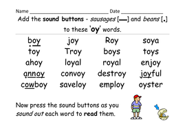 Phase 5: oy grapheme: cards, games, activities | Teaching Resources