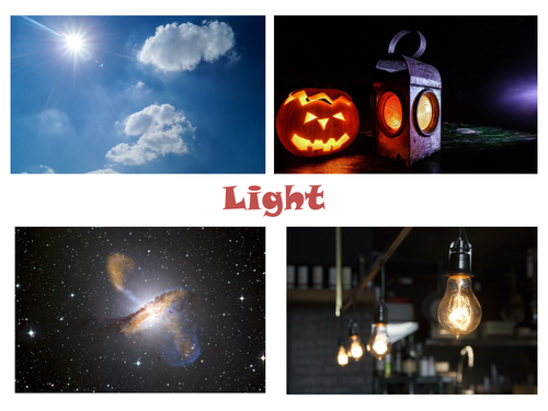 30 Sources Of Light Photos PowerPoint Presentation + 31 Teaching ...