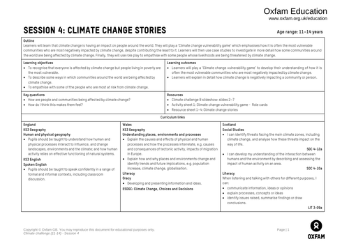 Climate Challenge: Explore the human impact of climate change. (Ages 11 ...