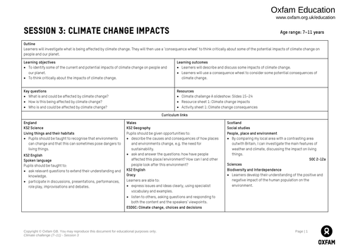 Climate Challenge: Explore the human impact of climate change (ages 7 ...
