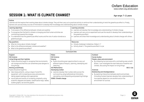 Climate Challenge: Explore the human impact of climate change (ages 7 ...