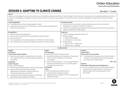 Climate Challenge: Explore the human impact of climate change (ages 7 ...