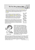 DNA comprehension sheet Watson and Crick | Teaching Resources