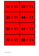 44 Times Tables Matching Cards | Teaching Resources