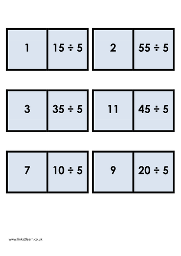 Times tables dominoes | Teaching Resources