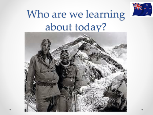 Edmund Hillary Mount Everest PowerPoint KS1 | Teaching Resources