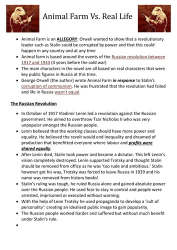 Animal Farm: An Introduction | Teaching Resources