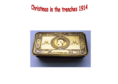 Y8 WW1 Christmas in the Trenches | Teaching Resources