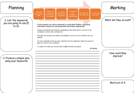 AQA Science A QWC 6 mark questions | Teaching Resources