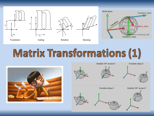 Matrix Transformations | Teaching Resources